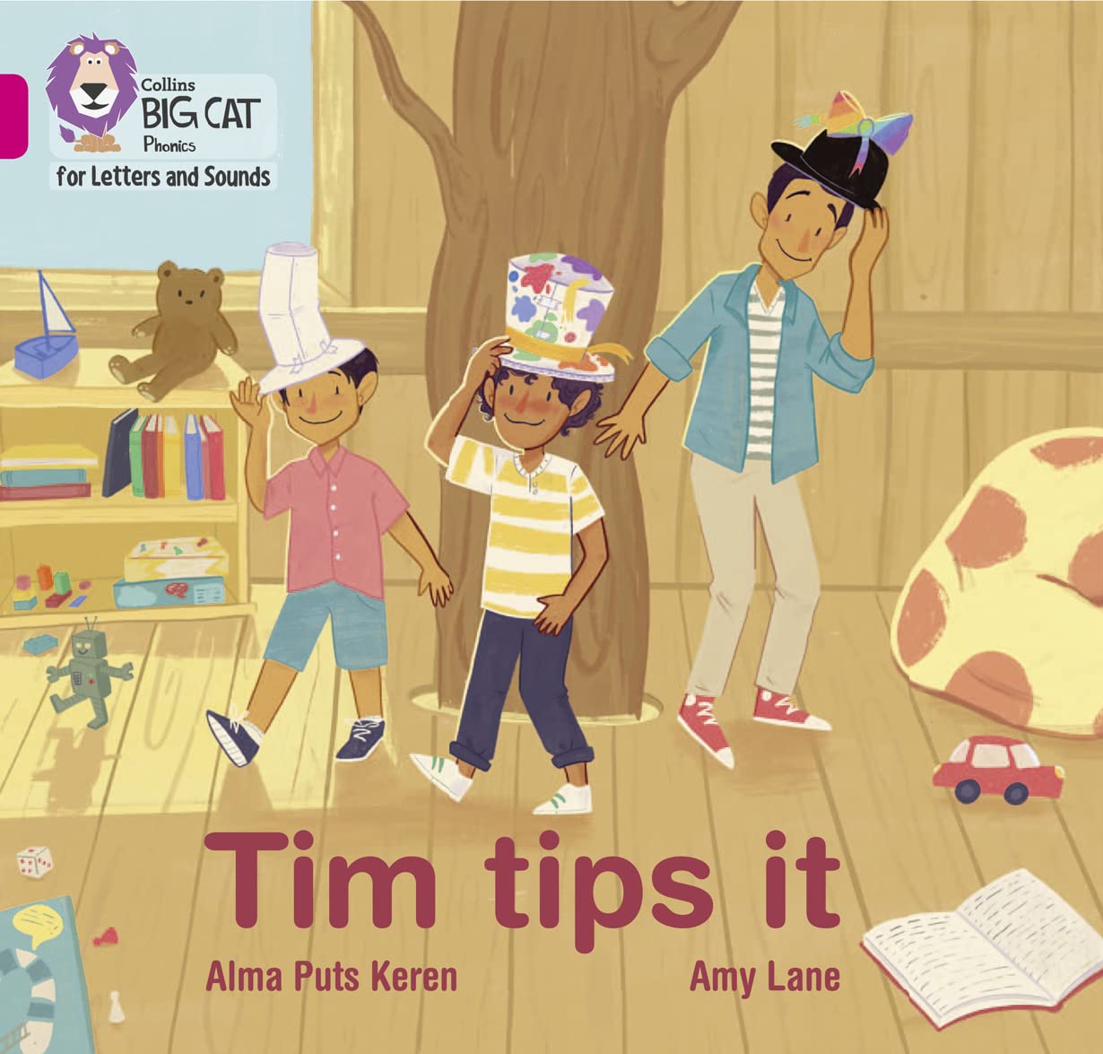 Amazon.com: Tim tips it: Band 01A/Pink A (Collins Big Cat Phonics for ...
