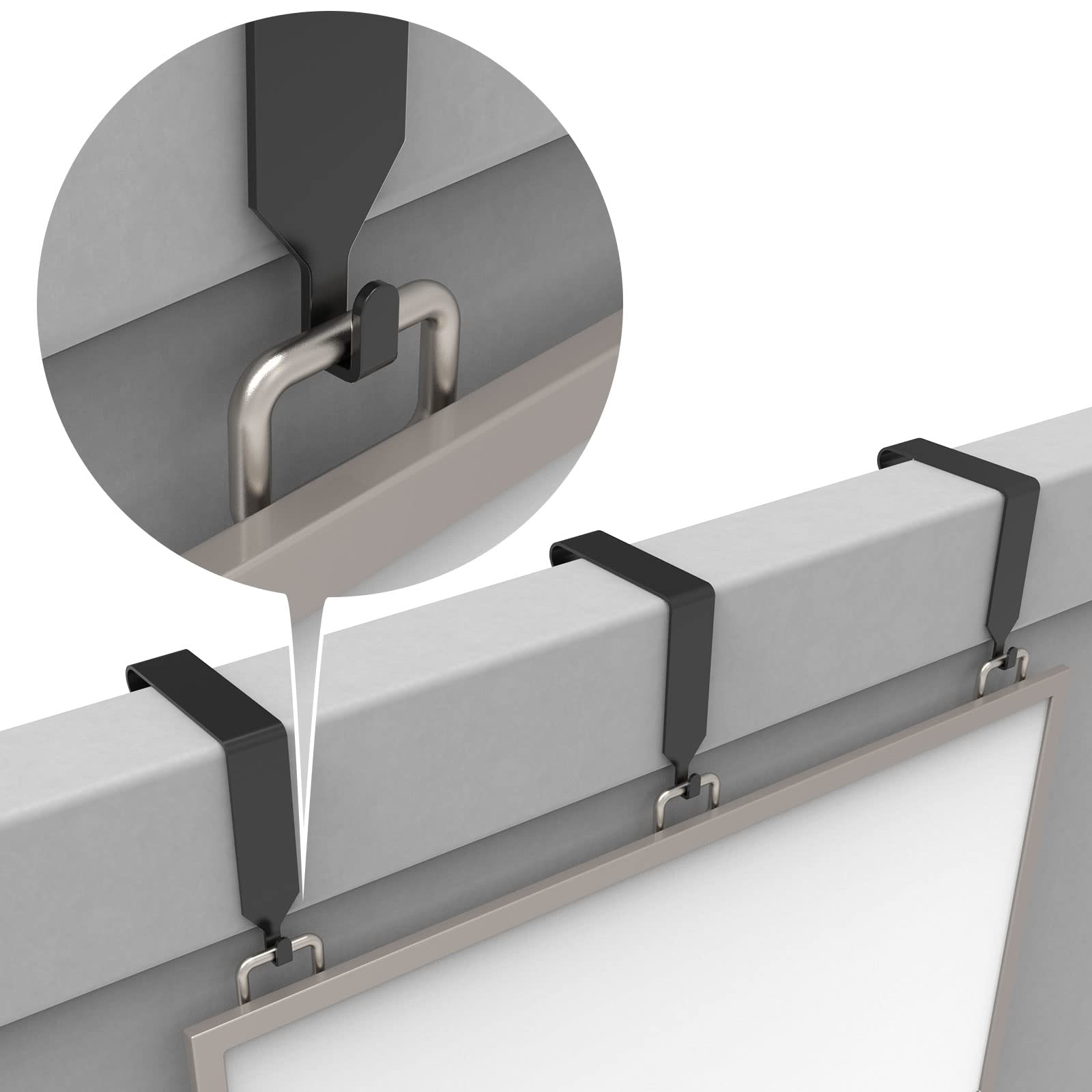 Snapklik.com : KOPKIO 12 PCS Over The Door Hooks Office Cubicle Hangers ...