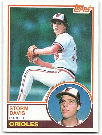 Amazon.com: 1983 Topps Baseball #268 Storm Davis RC Rookie Card ...