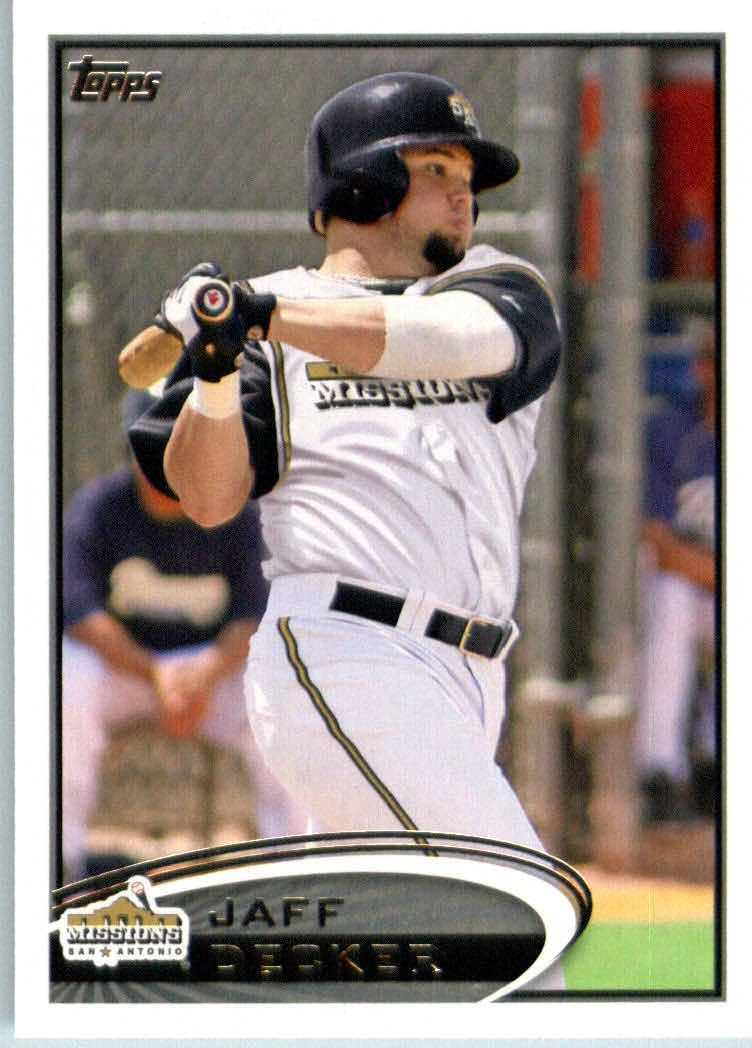 2012 Topps Pro Debut Baseball Card IN SCREWDOWN CASE #110 Jaff Decker ...