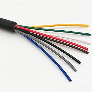 ZHaonan-copper wire 5Meter 24 AWG 22 AWG 20 AWG RVV 2/3/4/5/6/7/8 Cores Copper Wire, Conductor ...