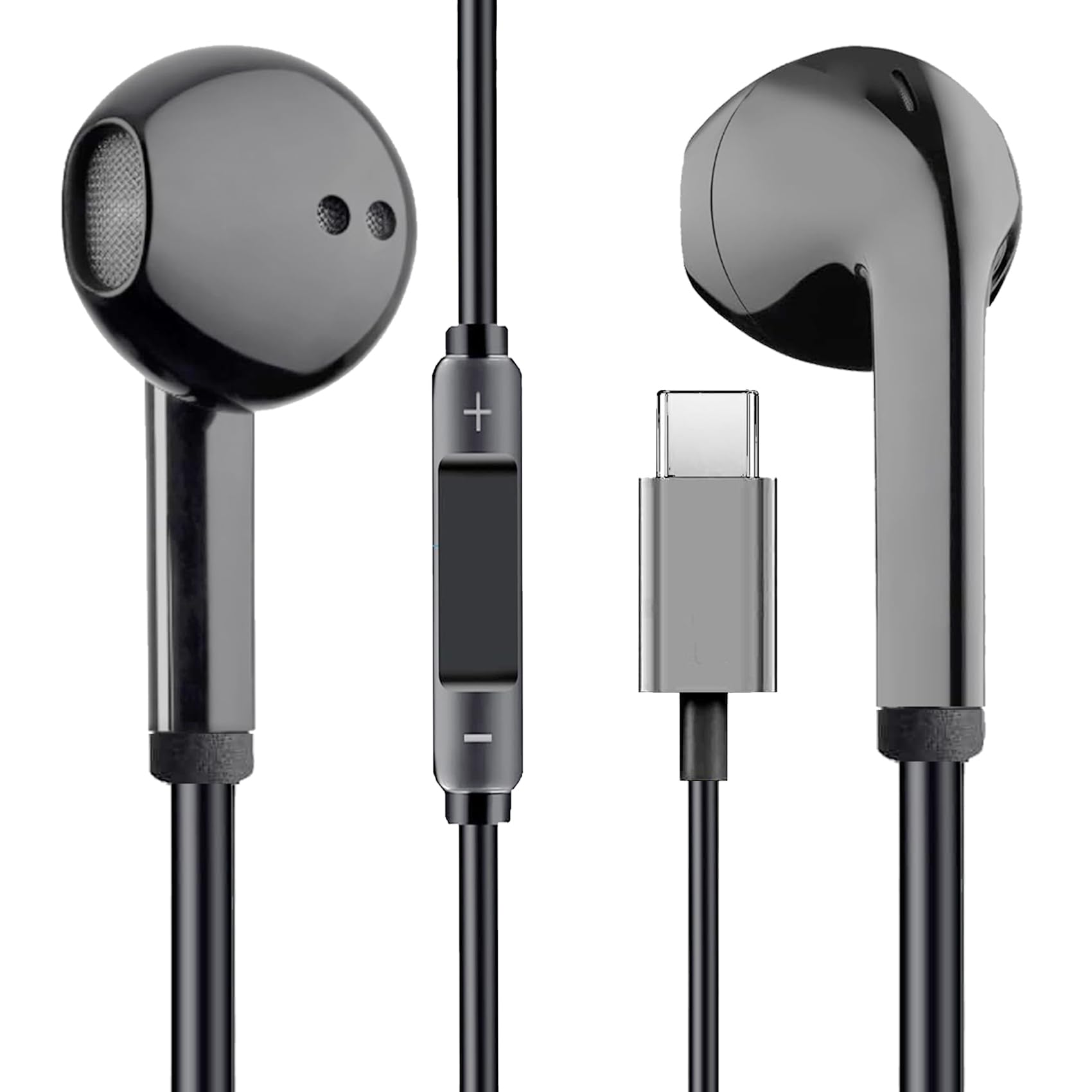 Amazon.com: Wired Earbuds USB C Earbuds, Plug in Earbuds Wired ...