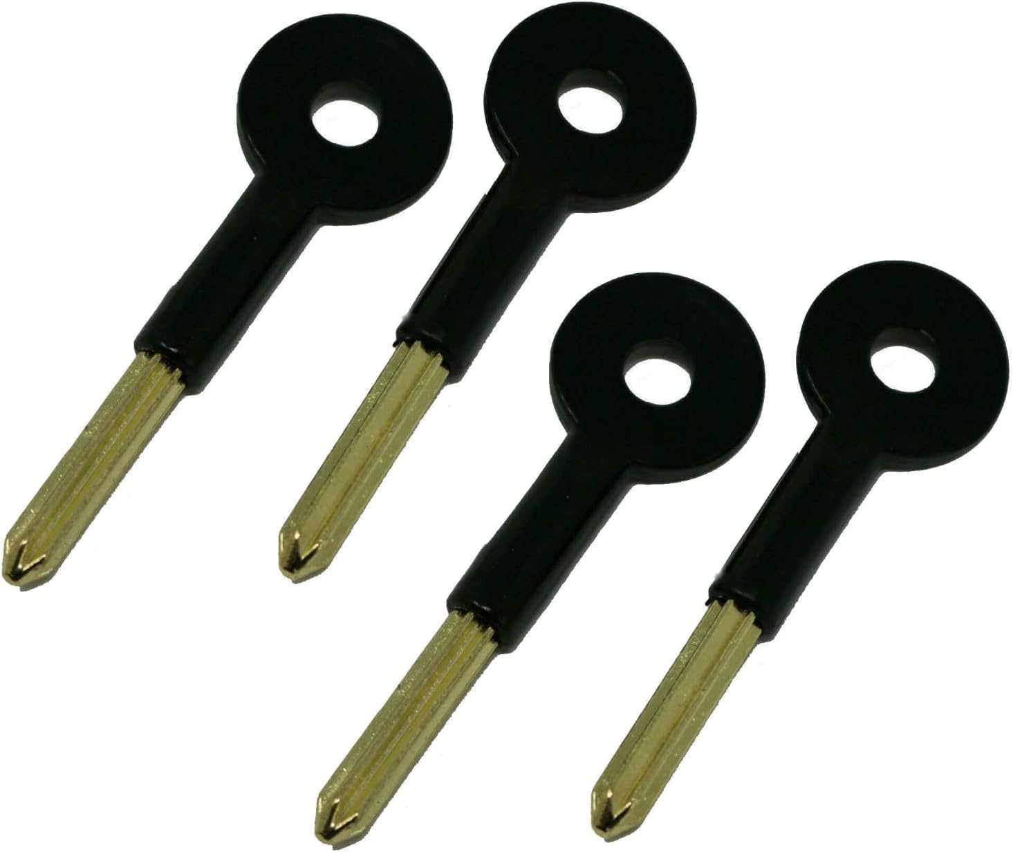 2 x fiXte Universal Brass Bolt Key Security Rack Door Star Key Lock for ...