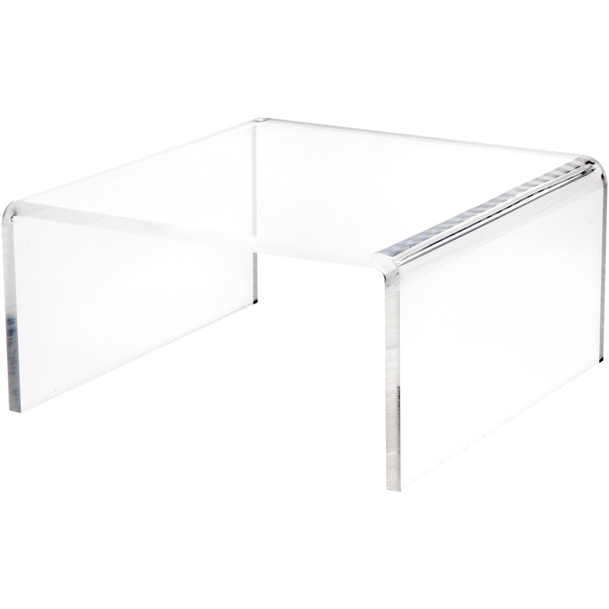 Amazon.com: Plymor Clear Acrylic Short Square Display Riser, 5" H x 10 ...