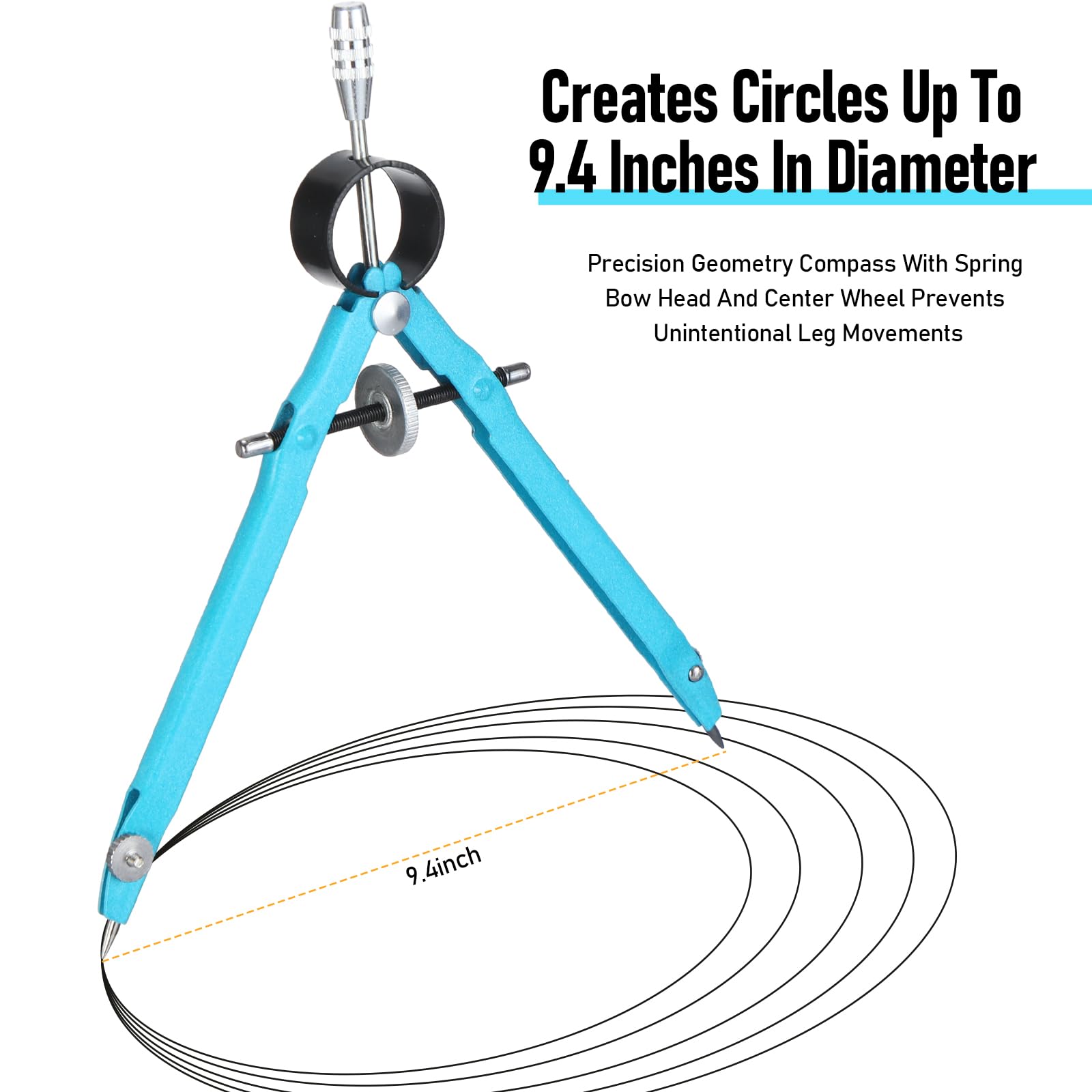 Snapklik.com : EBOOT Student Geometry Math Set, Drawing Compass And 6 ...