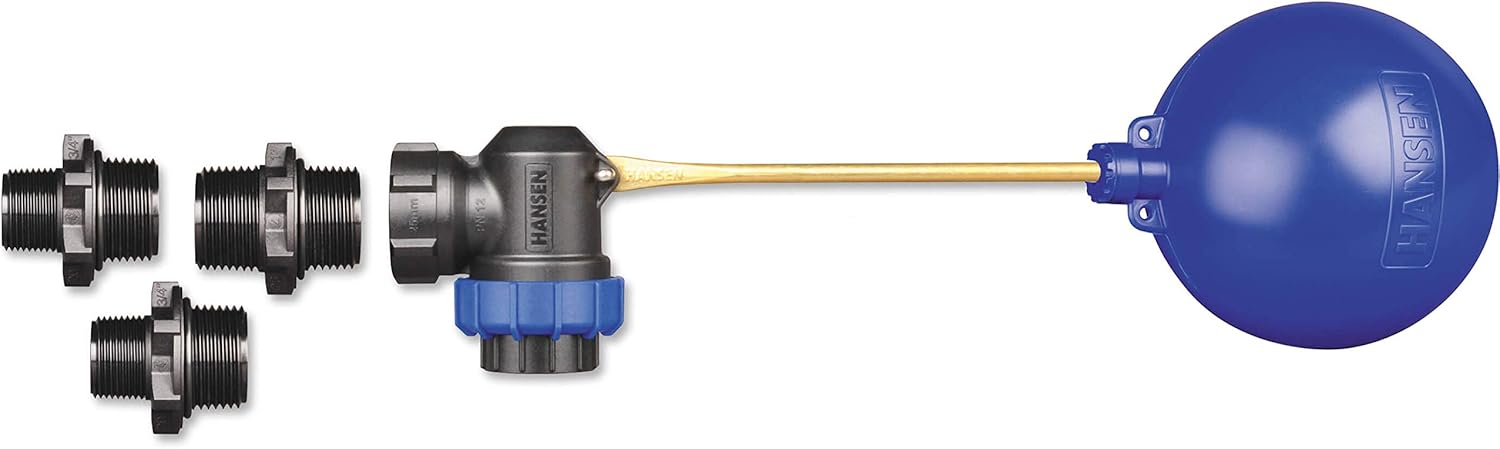 Hansen Float Valve with 1 Inch Connection Including Adaptor to 1/2 Inch ...