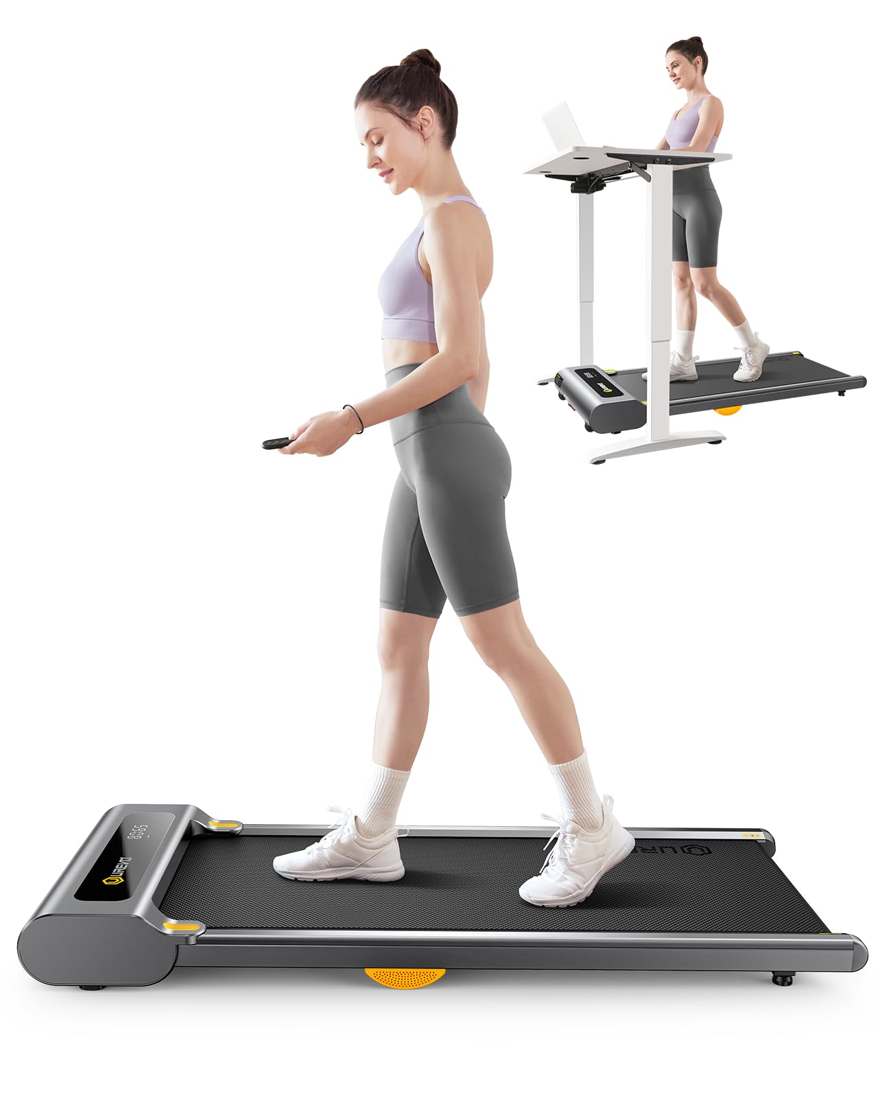 Snapklik.com : UREVO Walking Pad, Under Desk Treadmill For Home/Office ...