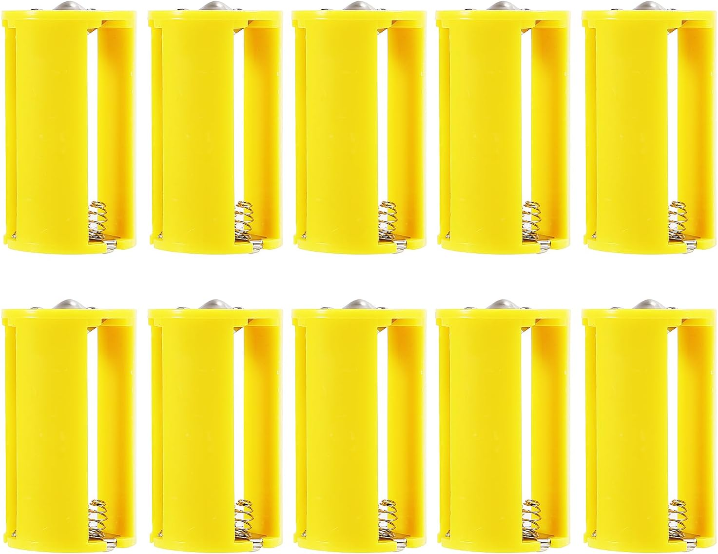 Amazon.com: AEDIKO 6pcs 3 AA to 1 D Battery Adapters Holder 1.5V Output ...