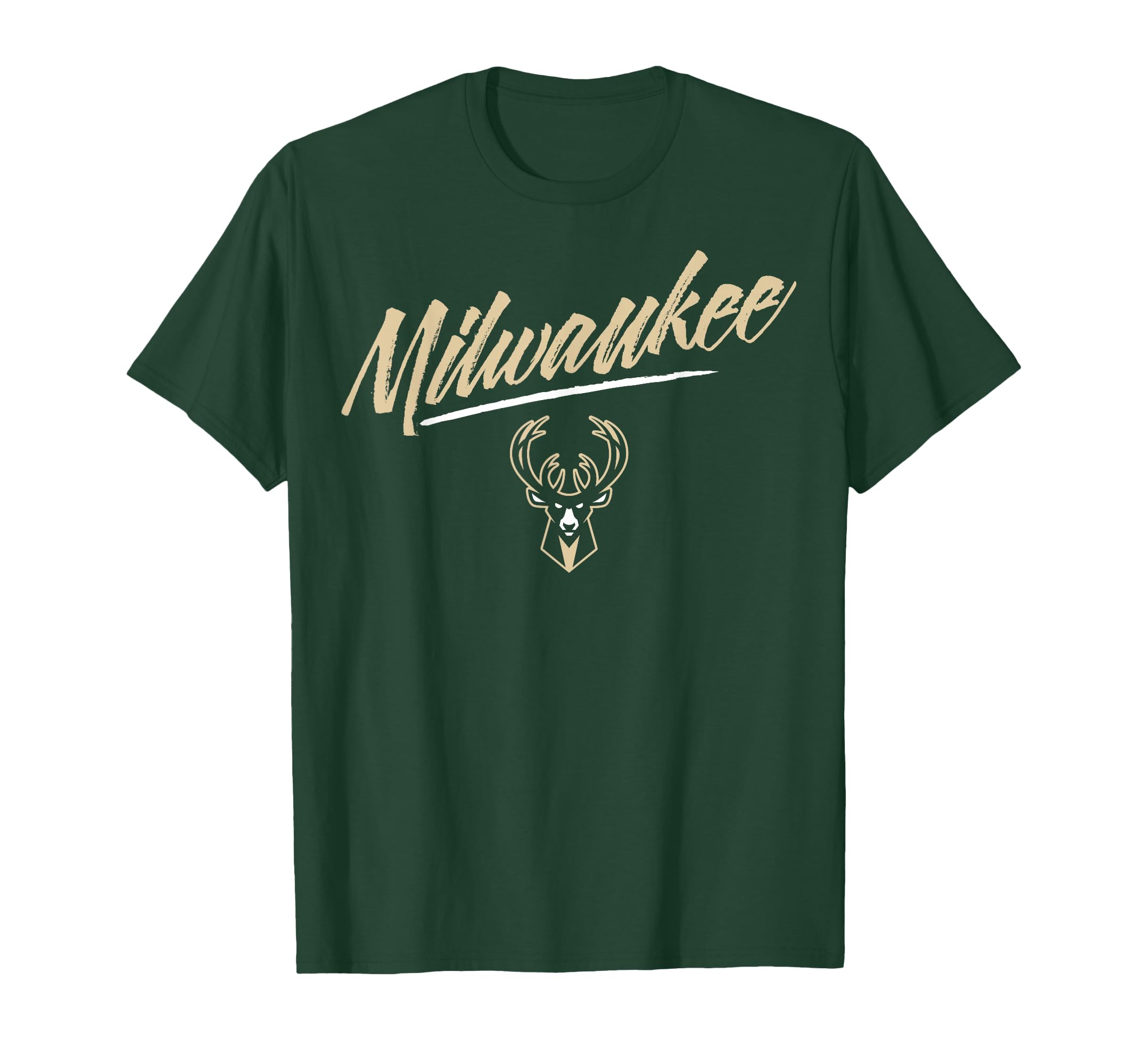 Amazon.com : NBA Milwaukee Bucks Marker Script T-Shirt : Sports & Outdoors