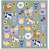 Elizabeth Hartman Fab Farm Sampler Quilt Pattern : Amazon.co.uk: Home ...