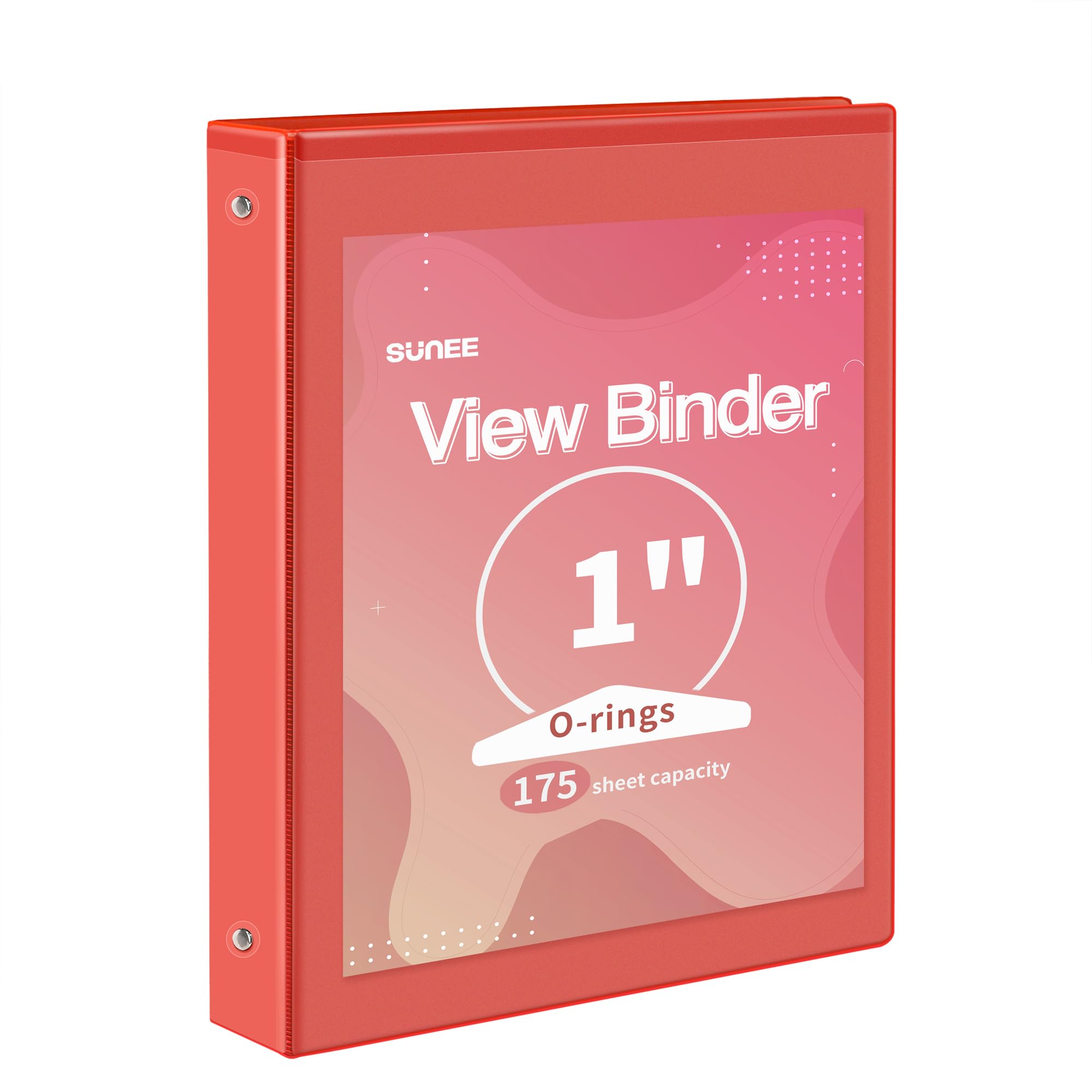 Snapklik.com : SUNEE 3 Ring Binder 1 Inch 1 Pack, Clear View Binder ...