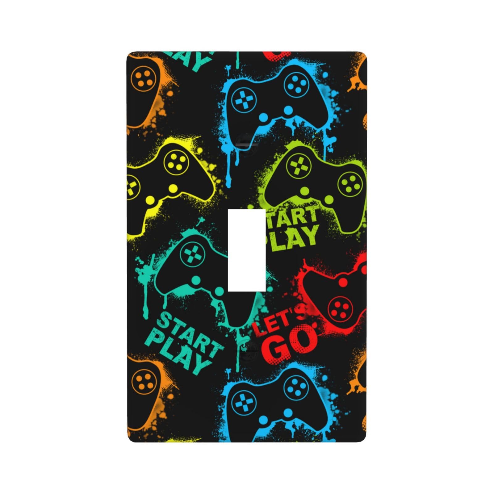 Video Game Controller Light Switch Cover Decorative Single Toggle 1 ...