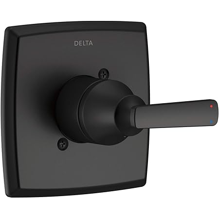 DELTA FAUCET T11959-BL Trinsic 6-Setting 3-Port Diverter Trim, Matte ...