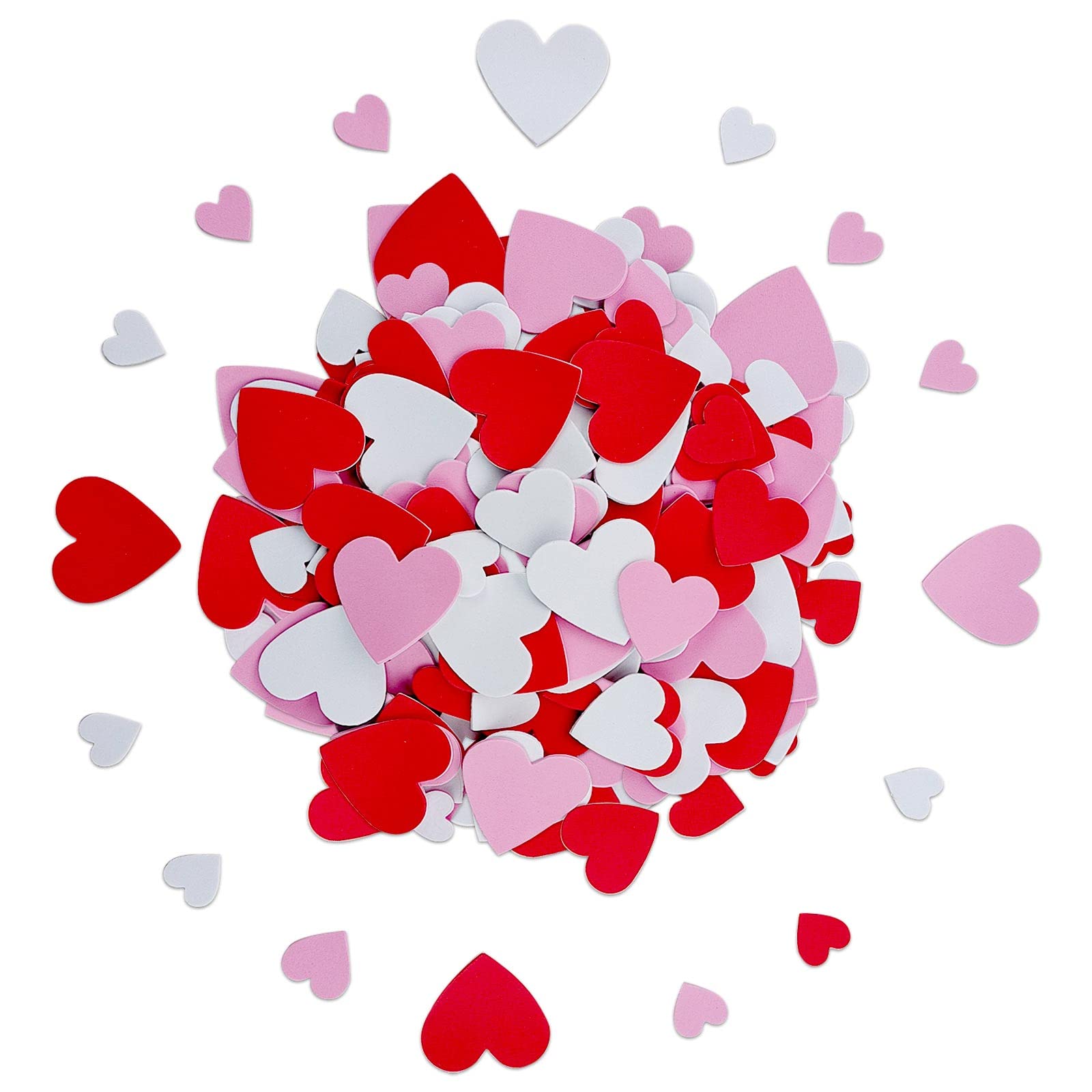 Amazon.com: Jtnohx Heart Foam Stickers, Self Adhesive Heart Shapes, 0.8 ...
