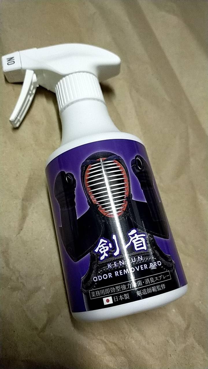 Amazon.co.jp: ソウマ PALCCOAT 剣盾 (KENJUN) オドリムーバーPRO 300ml 剣道 防具 除菌 消臭スプレー 即効 強力 業務用 安定型次亜塩素酸ナトリウム ...