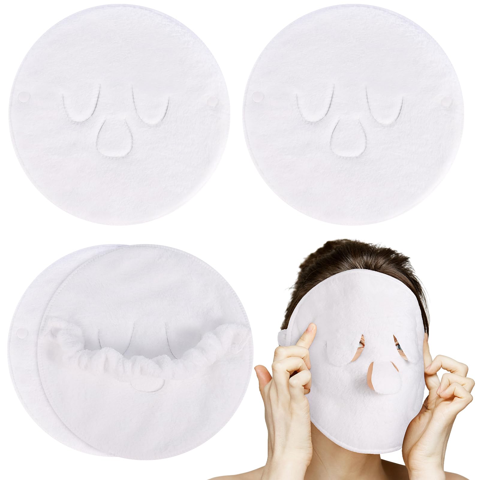 Amazon.com: Face Steaming Towel, 4 Pack Reusable Face Towel Cold Hot ...