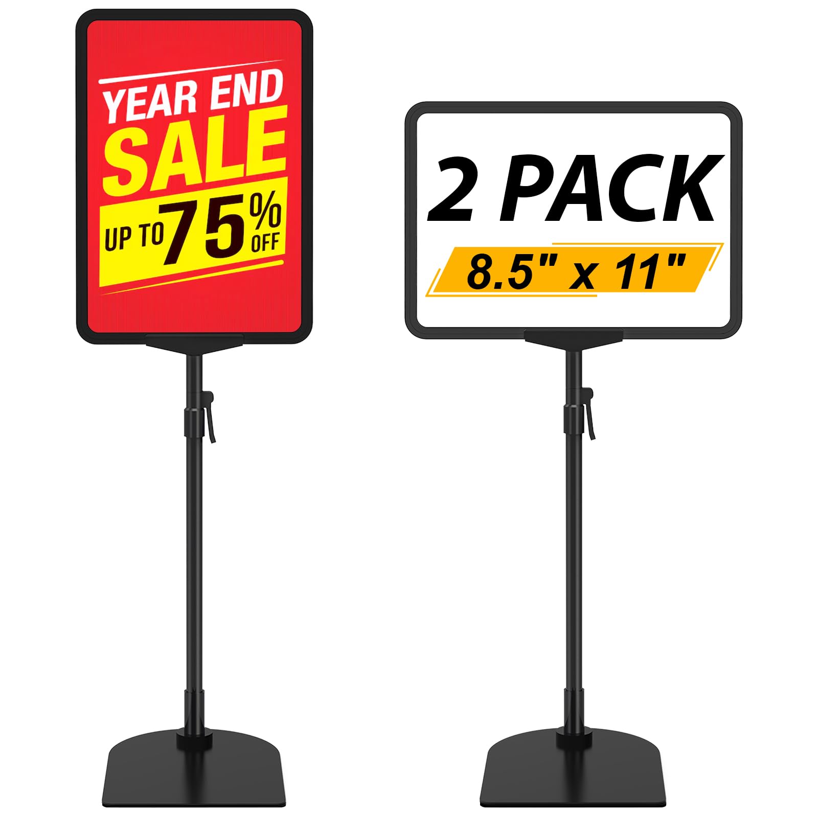 Amazon.com : JR-MOV Sign Holder Stand Tabletop - 8.5 x 11 Adjustable ...