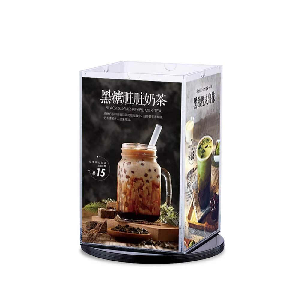Buy KXBYMX Menu Holder 2 Package Rotation Sign Holders menu Holders ...