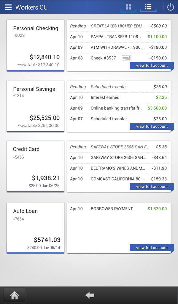 Workers CU Mobile Banking - App on Amazon Appstore