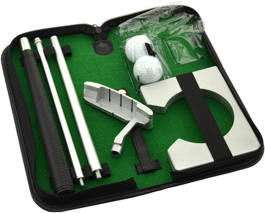 Neon Executive Gift Portable Golf Putter Set Kit with Ball Hole-Cup for ...