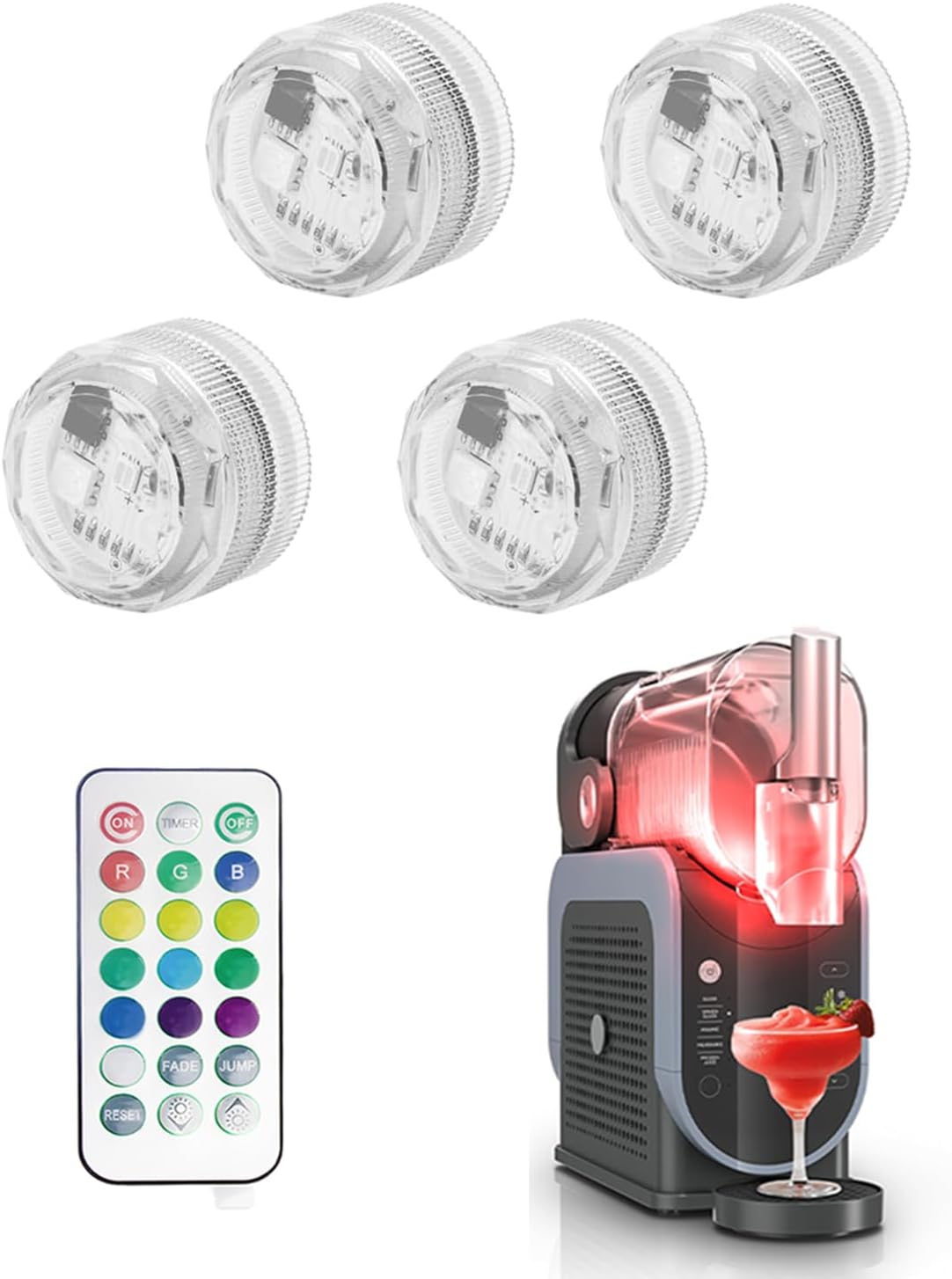 Amazon.com: Unmake 4 Pack LED Lights for Ninja SLUSHi Max Slushie ...