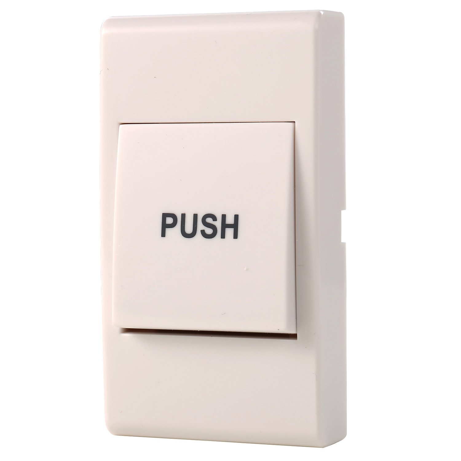 Amazon.com: HWMATE White Plastic Door Exit Push Button Panel with NO/NC ...