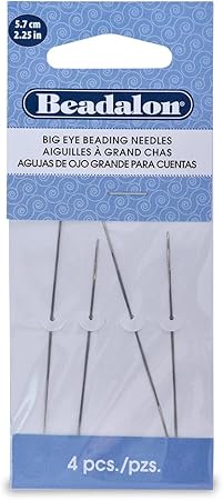 Amazon.com: Beadalon Big Eye Needles 2.25-Inch 4 Pieces
