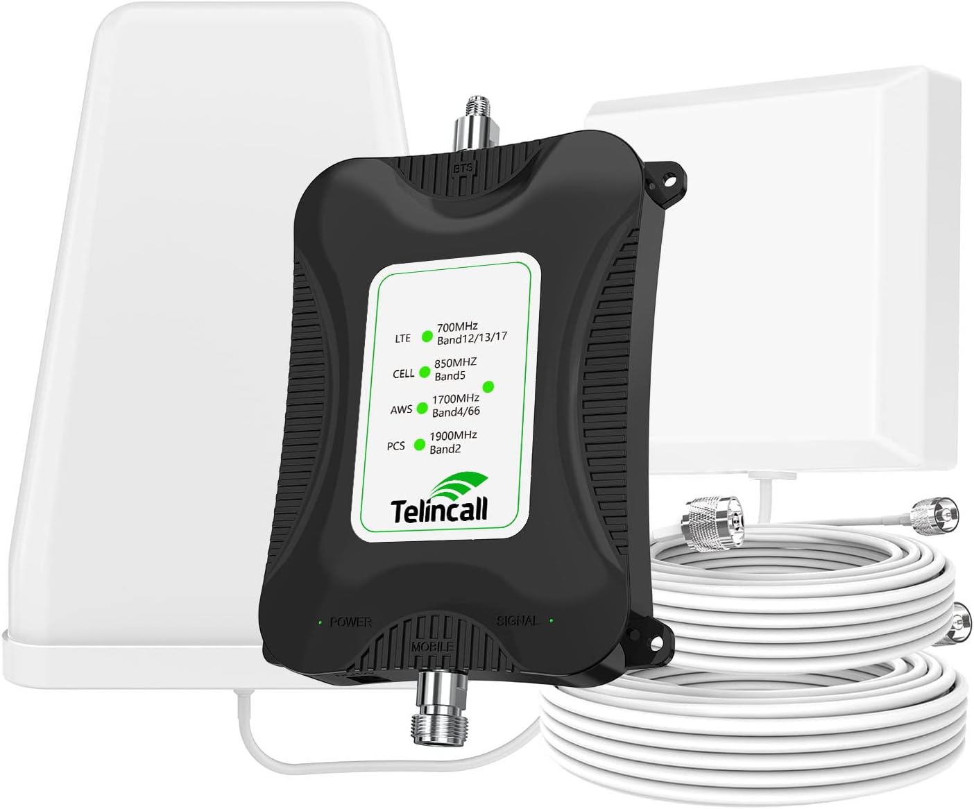 Amazon.com: Cell Phone Singal Booster Boosts 700/850/1700/1900/2100Mhz ...