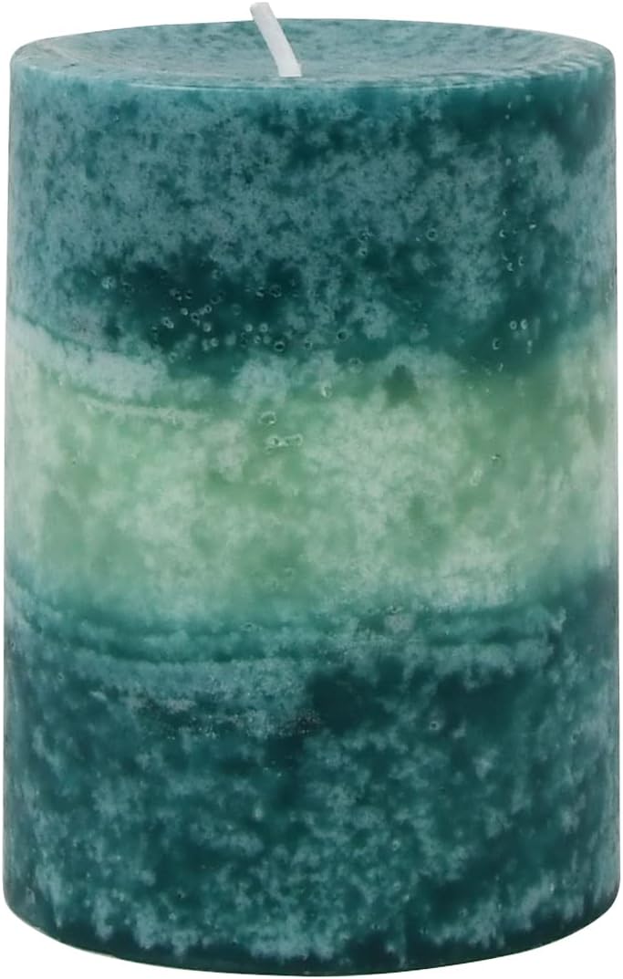 Amazon.com: Wicks N More Persian Turquoise Scented Candles (3x4 Pillar ...