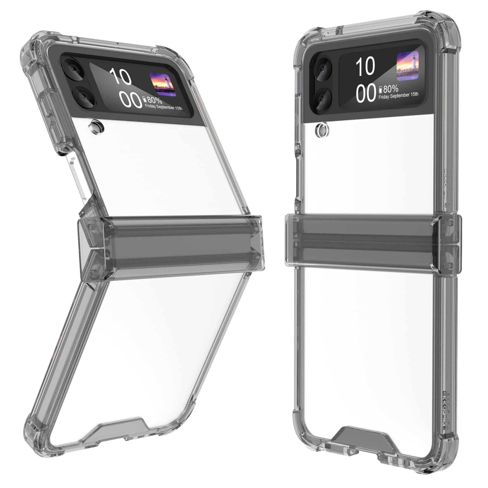 Amazon.com: Designed for Galaxy Z Flip 4 Case with Hinge Protection for ...