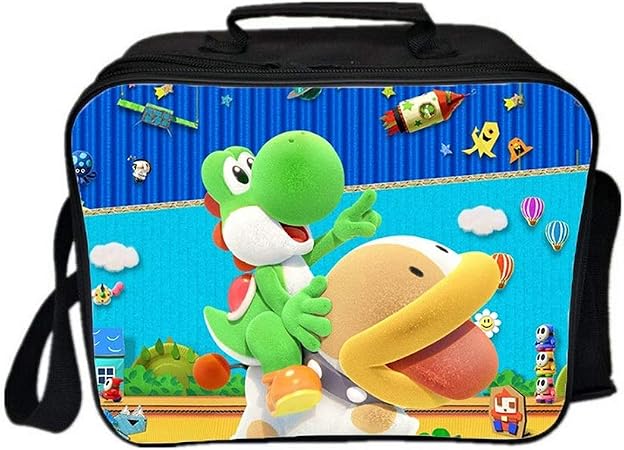 Amazon.com: Qushy Yoshi's Crafted World Unisex Lunch Box Picnic Bag (I ...