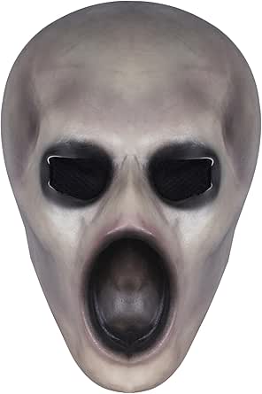 Amazon.com: Eioflia Masks for Adults, Creepy Face Mask Pale Halloween ...