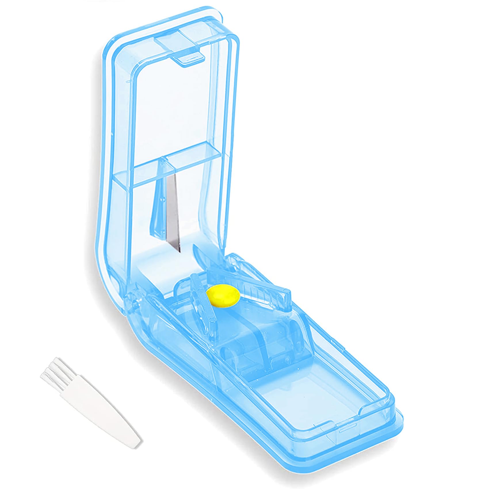 GeekerChip Pill Cutter,V-Vise Split Medication Tablets Small Tablets ...