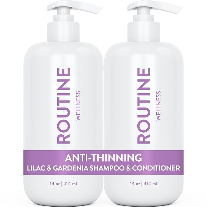 Amazon.com : Routine Wellness Anti-Thinning Shampoo and Conditioner Set ...