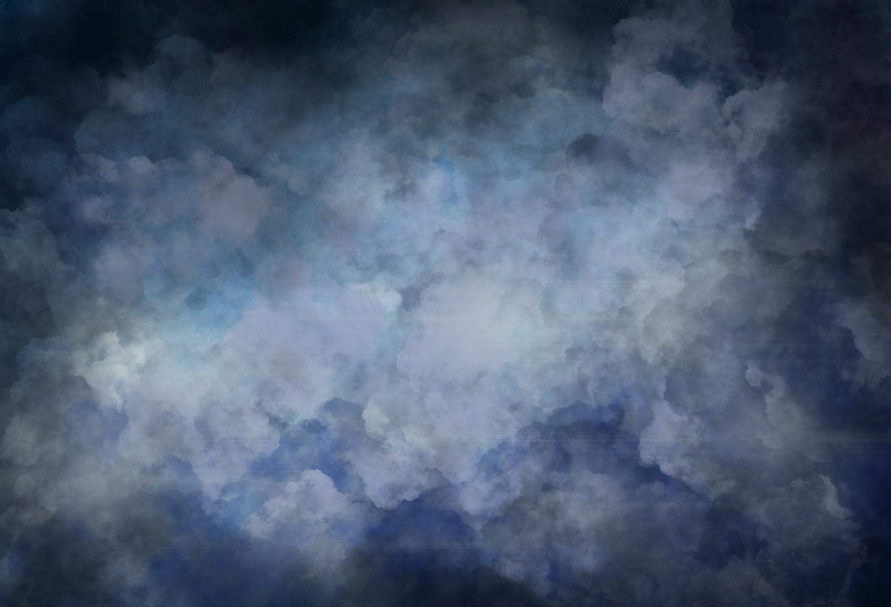 Buy Kate 7×5ft Blue Portrait Backdrops Smoke Clouds Photo Backdrop ...