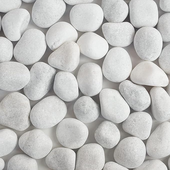 Marble Stone Pebbles for Plant Pots Vase Fillers Aquarium Home Decor ...