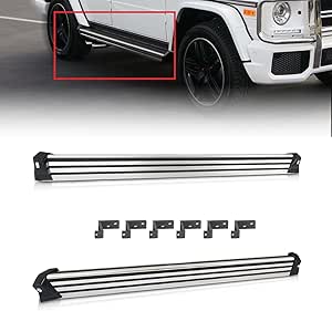 Amazon.com: KARPAL Running Board Side Step Nerf Bars Fit for 1999-2018 ...