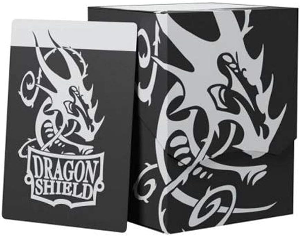 Amazon.com: Dragon Shield Card Deck Box – Deck Shell Black & Blue 80 ...