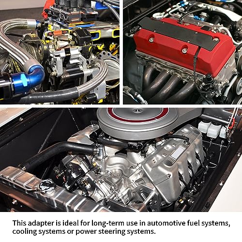 Snapklik.com : 6AN 90 Degree Push Lock Hose Fitting Fuel Line Hose ...