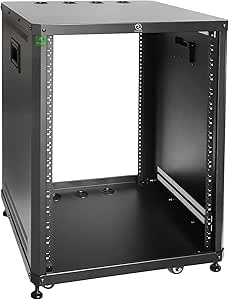 Amazon.com: RIVECO 15U Network & Audio Rack with Feet & Wheels, Obtuse ...
