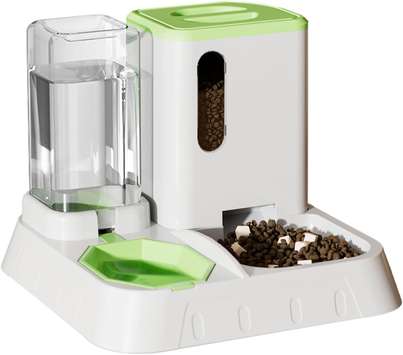MISOYER 2 in 1 Pet Automatic Food and Water Dispenser | Pet Water Bowl ...