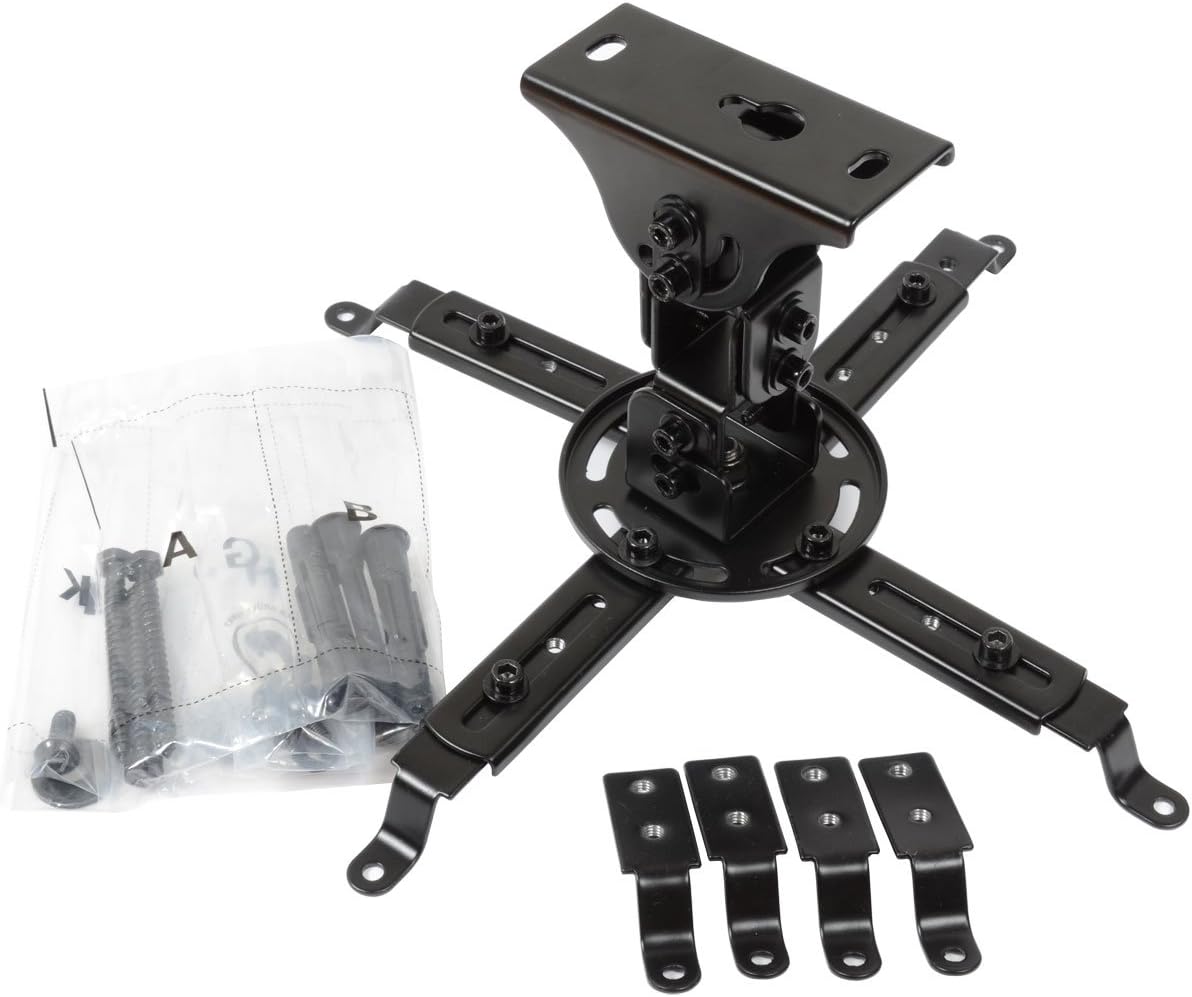 Amazon.com: VideoSecu LCD DLP Tilt Swivel Sloped Projector Ceiling ...