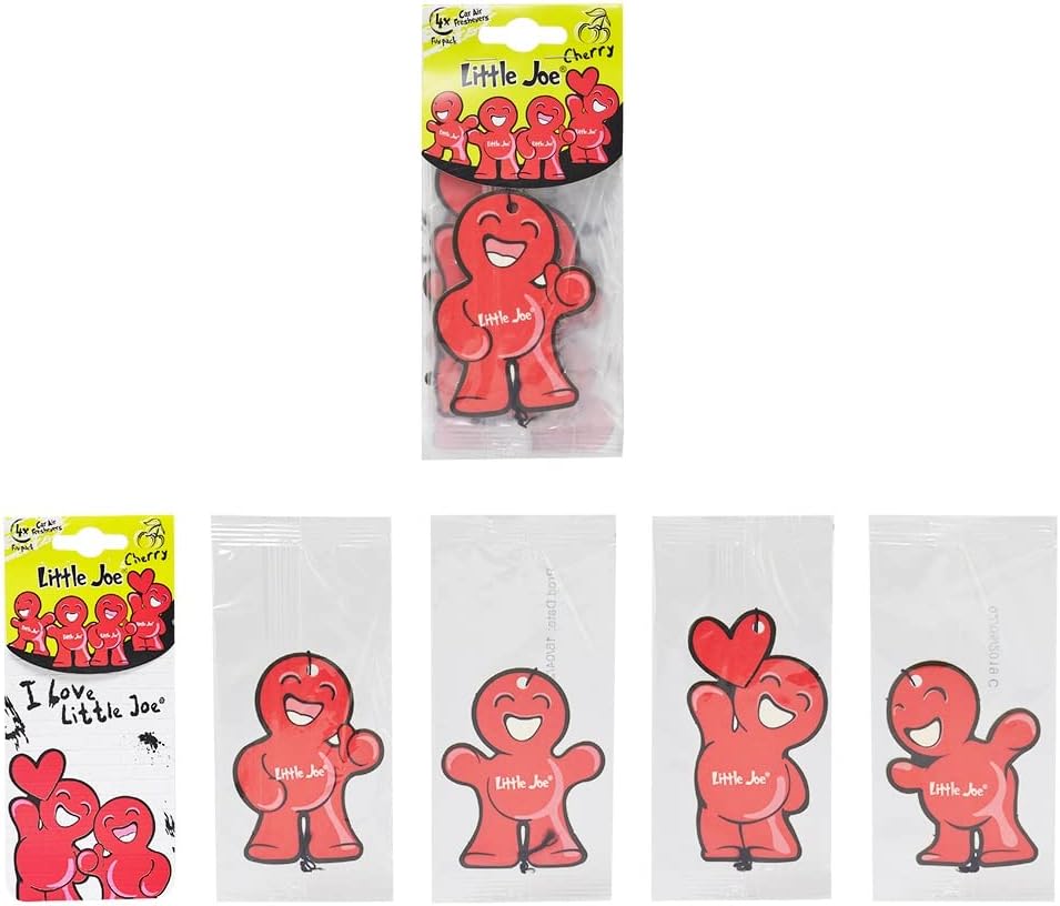 Amazon.com: PACK4PZ.DEO LITTLE JOE PAPER RED CHERRY : Automotive