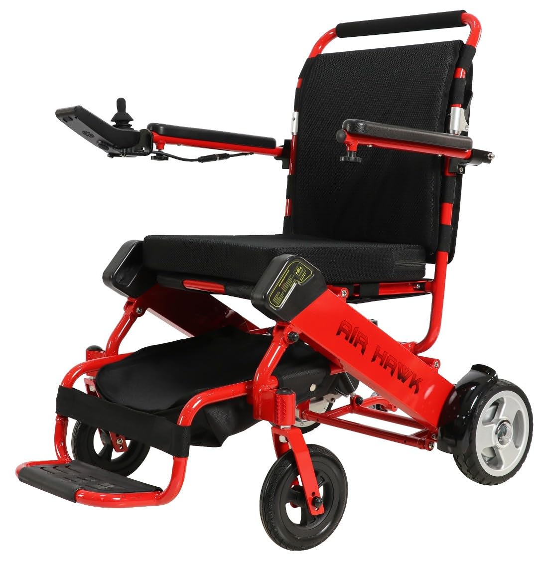 Amazon.com: Air Hawk Foldable Lightweight Power Wheelchair (Red ...