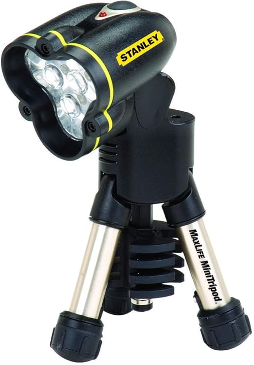 Stanley 95-111 Mini Tripod Flashlight - Basic Handheld Flashlights ...