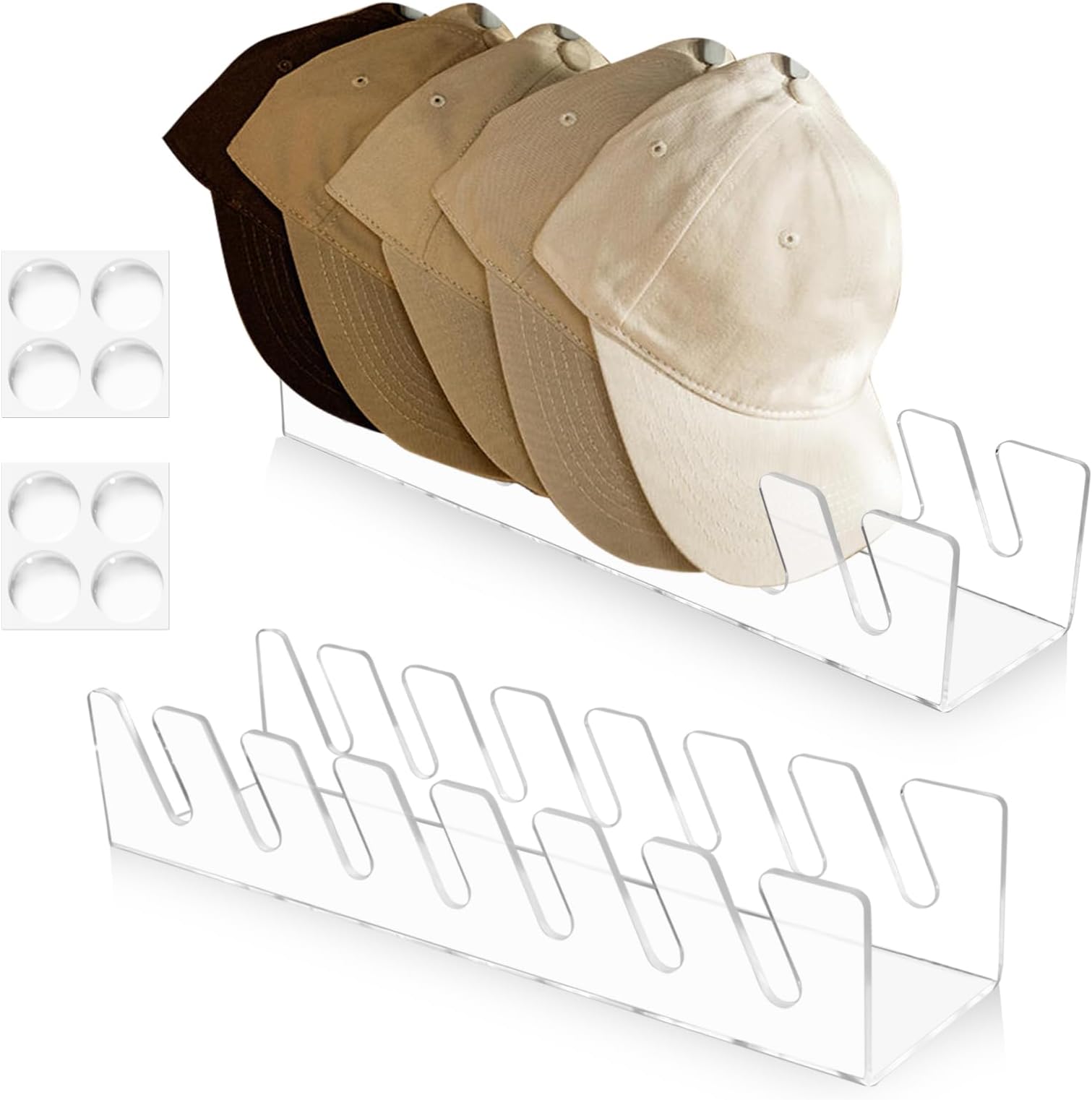 Amazon.com: MAKCNMYM Hat Stand for Baseball Caps Display and Organizer ...