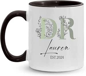 Amazon.com: Personalized Coffee Mugs for Doctor with Name, Custom ...