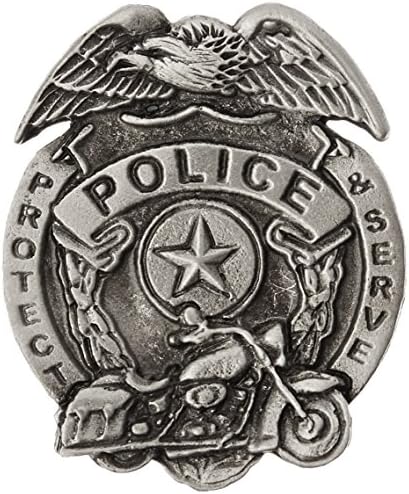 Amazon.com: Yardwe 2Pcs Police Badge Halloween Cop Cosplay Brooch Props ...