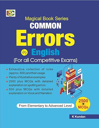 Buy COMMON ERRORS IN ENGLISH Book Online at Low Prices in India ...