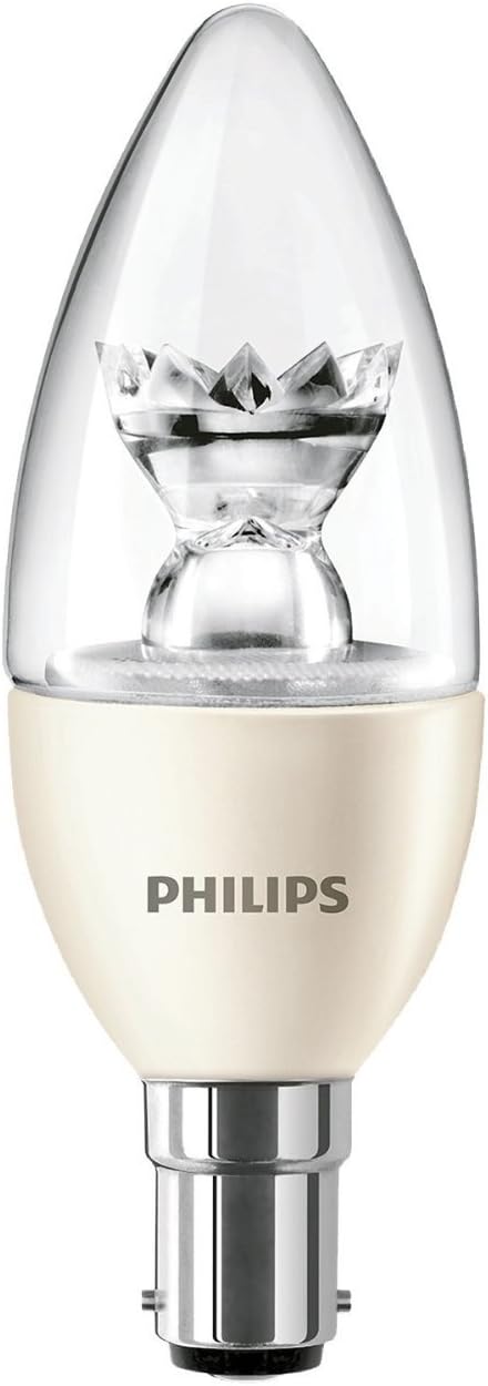 Philips MASTER Diamond Spark LED Candle DT 6W - 40W B15 B38 CLEAR 220 ...